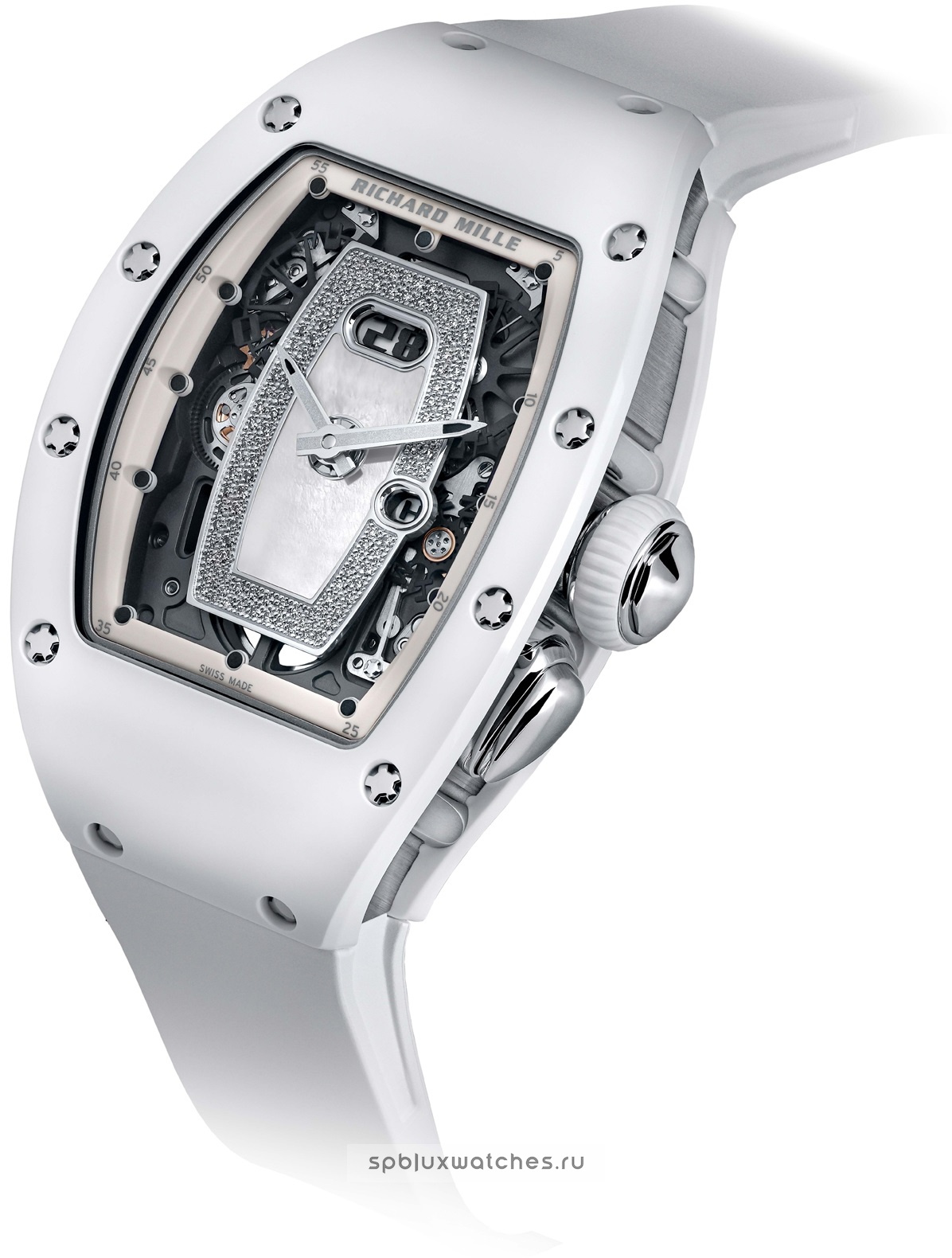 Купить richard mille rm 037 white ceramic